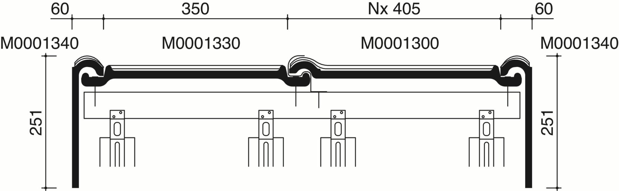 Rode Koramic vlakke dakpan - Standard keramische dakpan Natuurrood