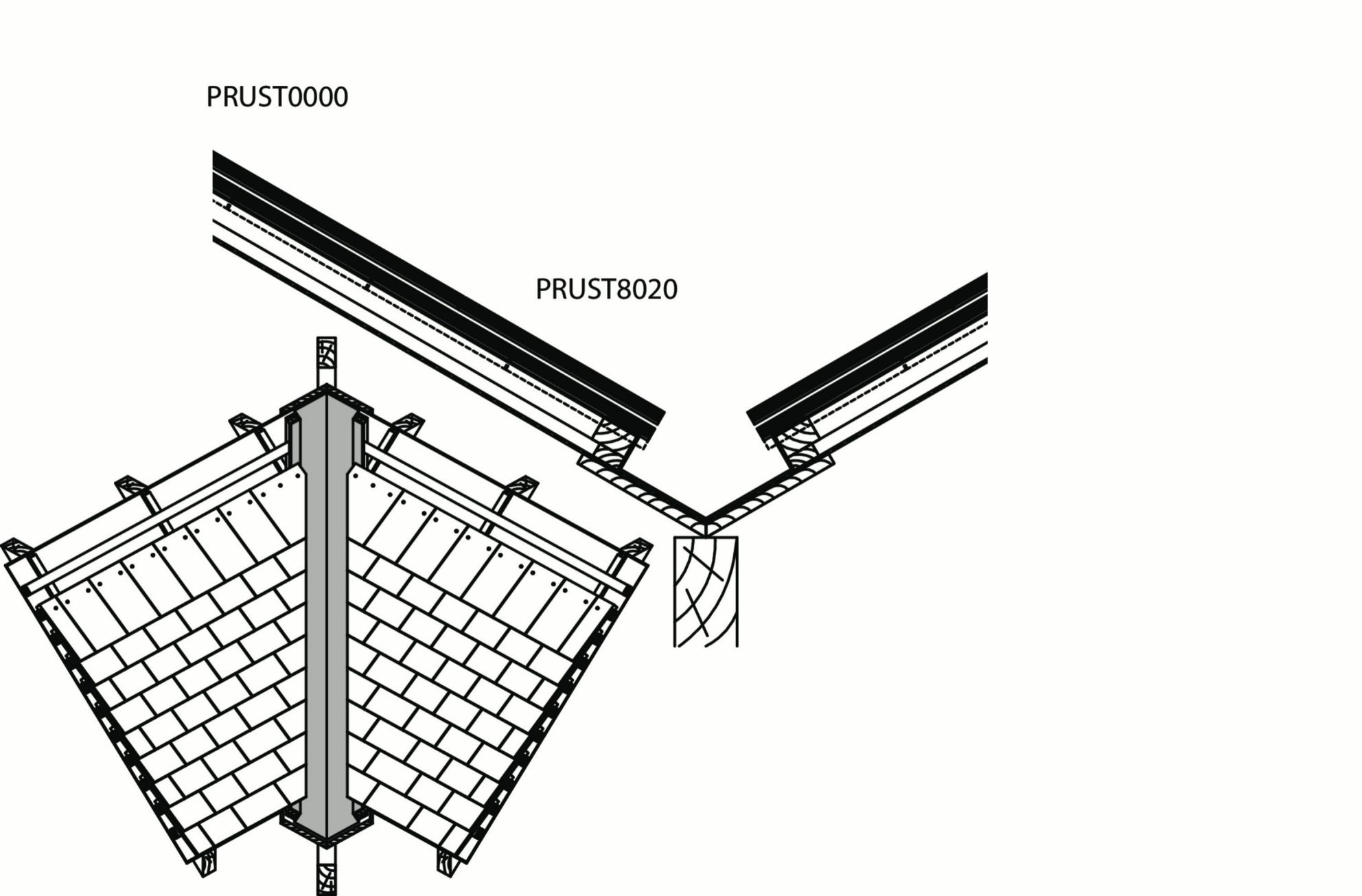 Blauwe Koramic gesmoorde tegelpan - Tegelpan Rustica keramische dakpan ...