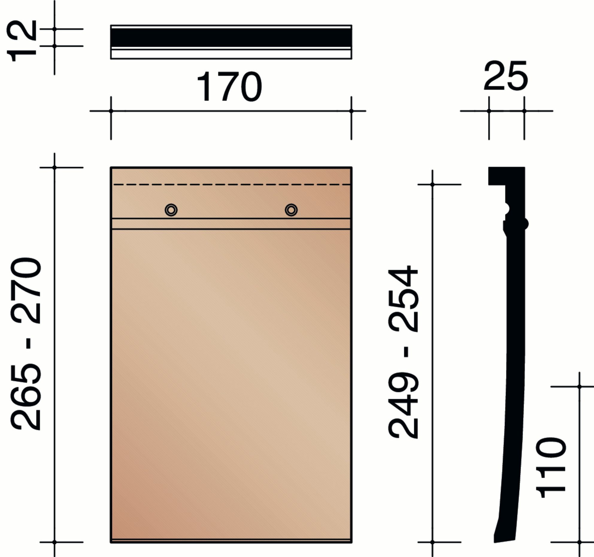 Rood-bruine Koramic dakpan - Tegelpan Rustica Ombra
