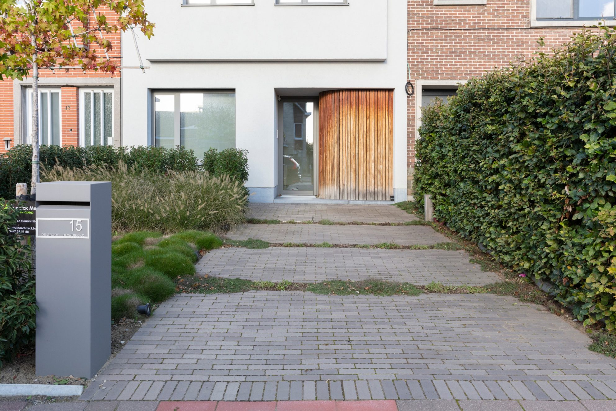 Waterdoorlatende oprit in Sint-Niklaas