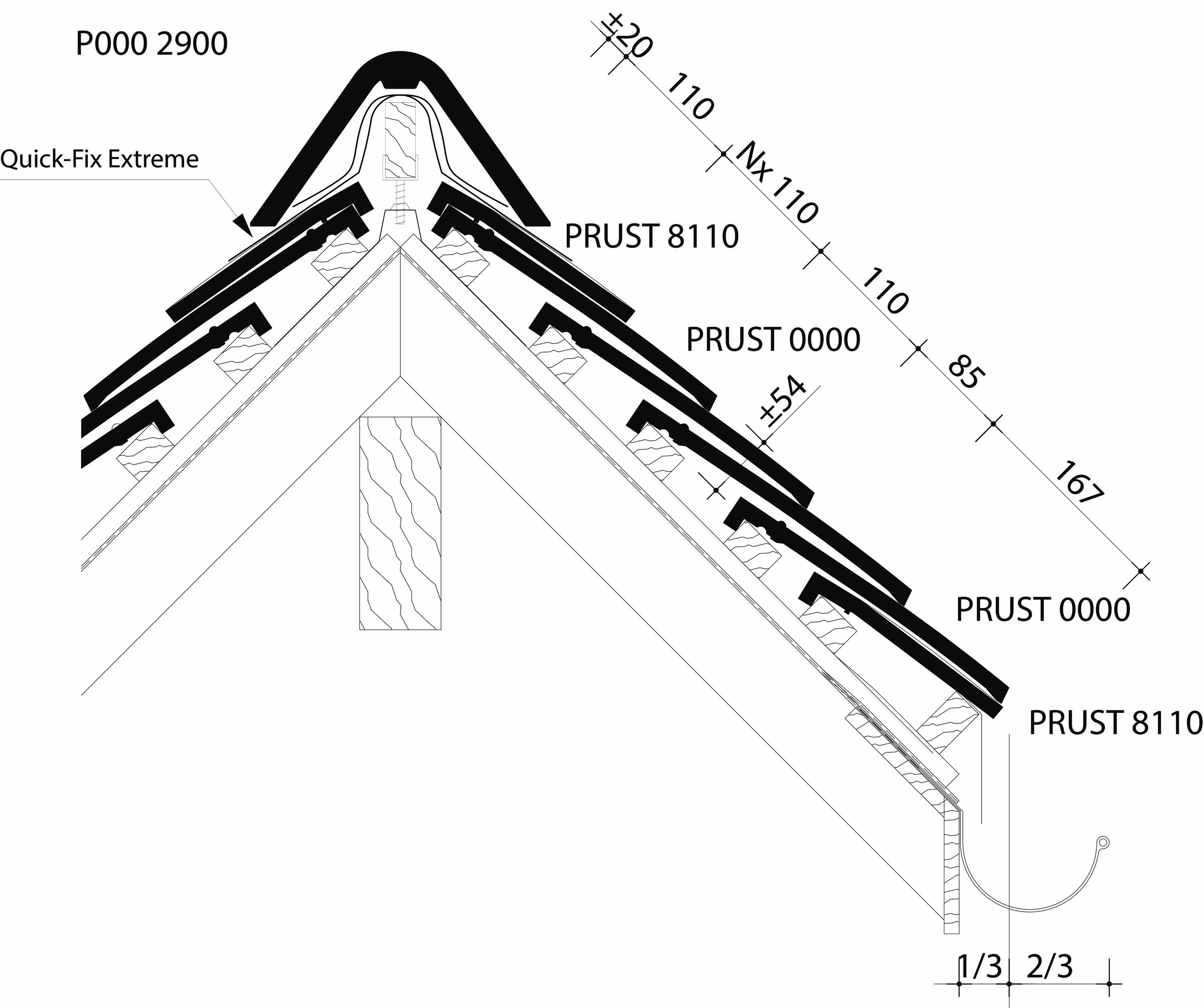 Tuile Plate Rustica Ombra