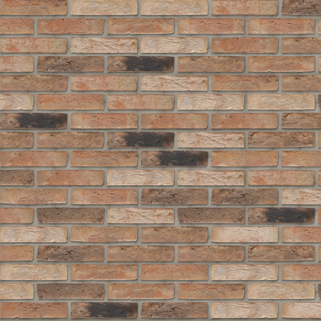 Roodbruine Terca keramische gevelsteen - Arces Candy Rood generfd en fijn bezand