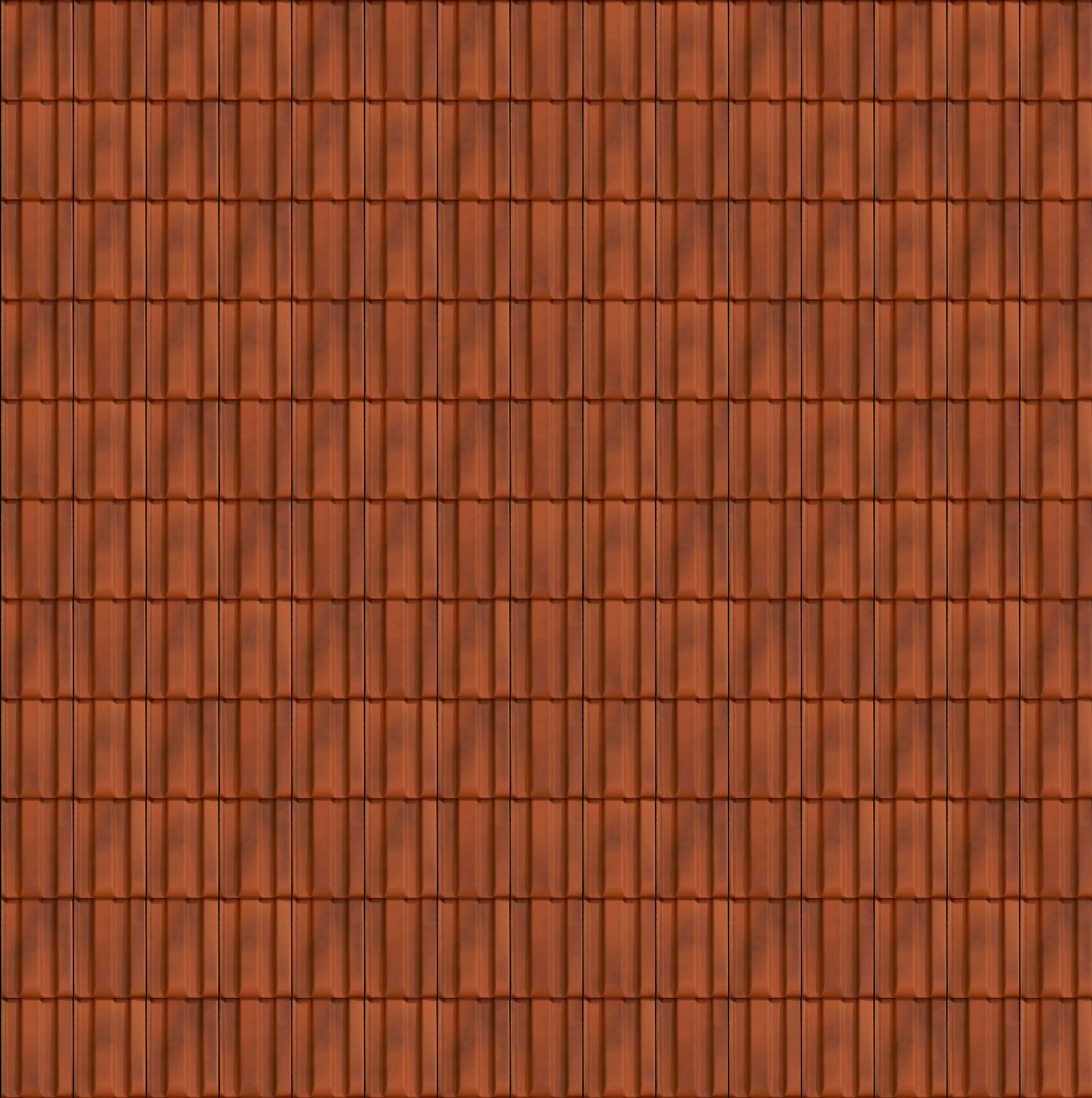 Tuile plate en version rouge nuagé signée Koramic - tuile en terre ...