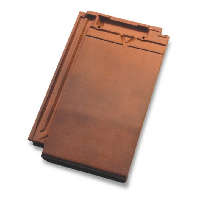 Genuanceerde Koramic vlakke dakpan - Datura keramische dakpan Rustiek