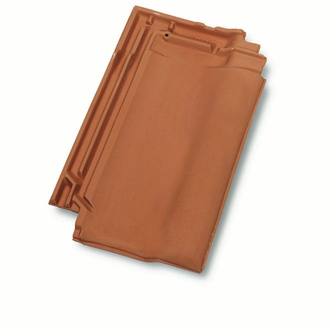 Rode Koramic licht golvende dakpan - Panne keramische dakpan Natuurrood