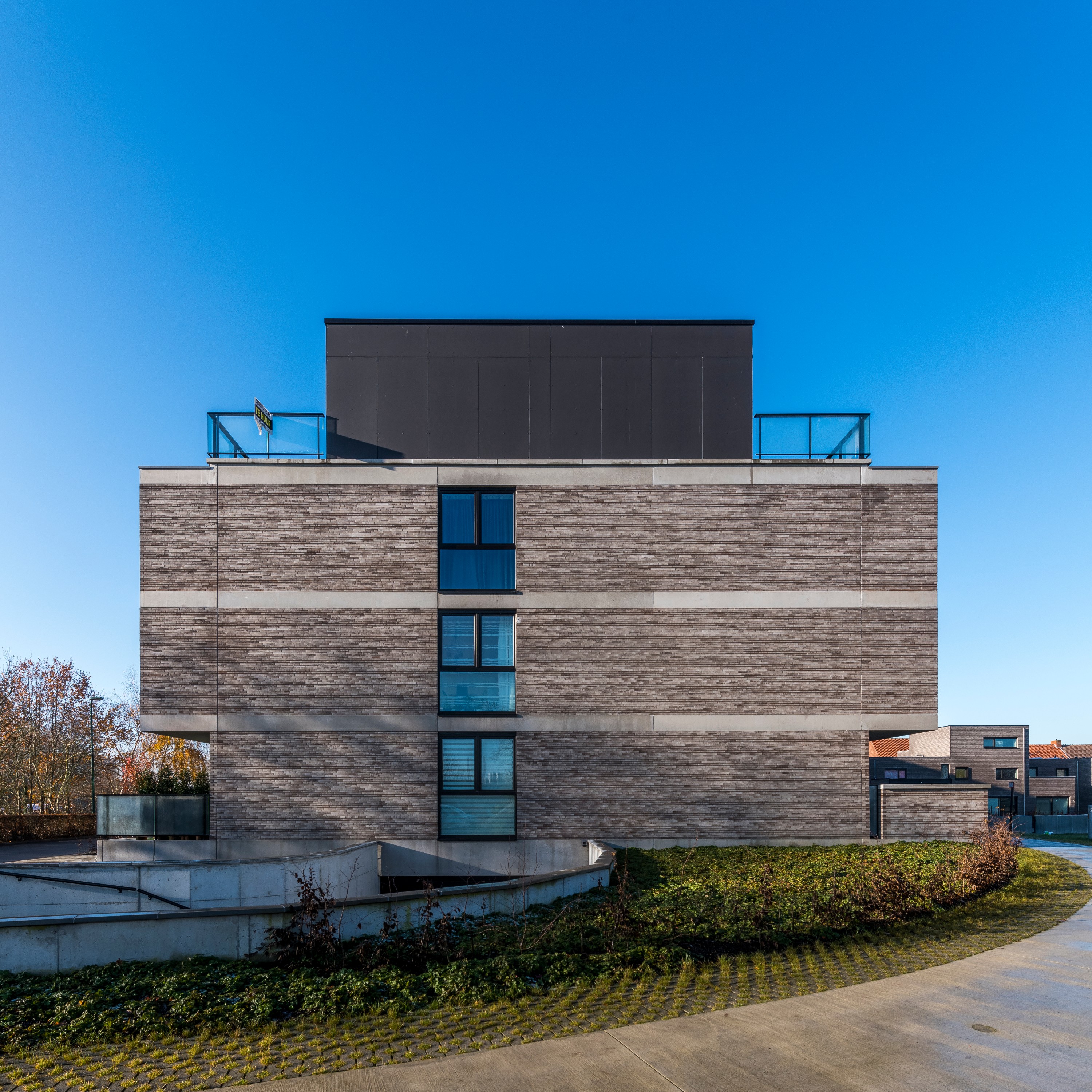 Grafiet grijze Terca keramische gevelsteen - Elignia Magma Grijs