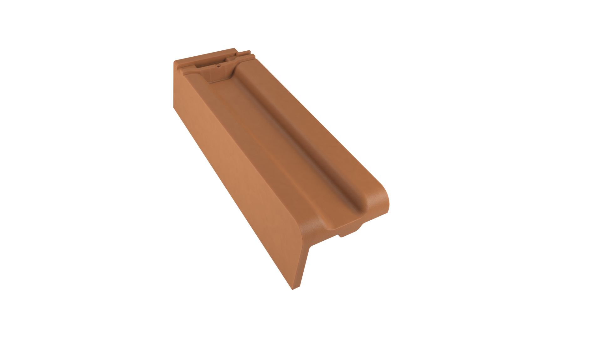 Rode Koramic vlakke dakpan - Mega keramische dakpan Natuurrood