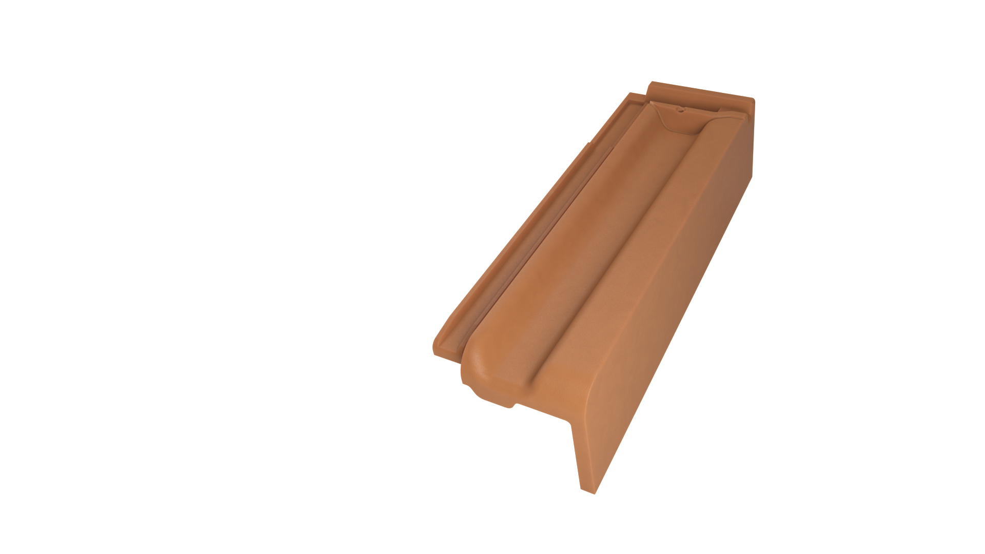 Rode Koramic vlakke dakpan - Mega keramische dakpan Natuurrood