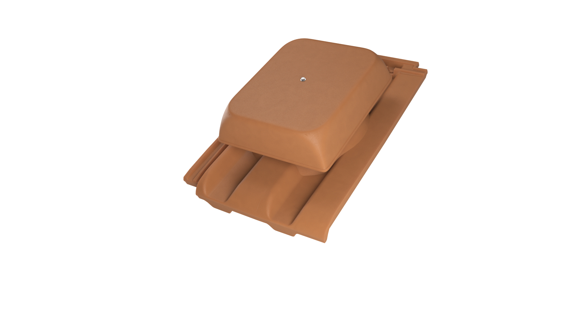 Rode Koramic vlakke dakpan - Mega keramische dakpan Natuurrood