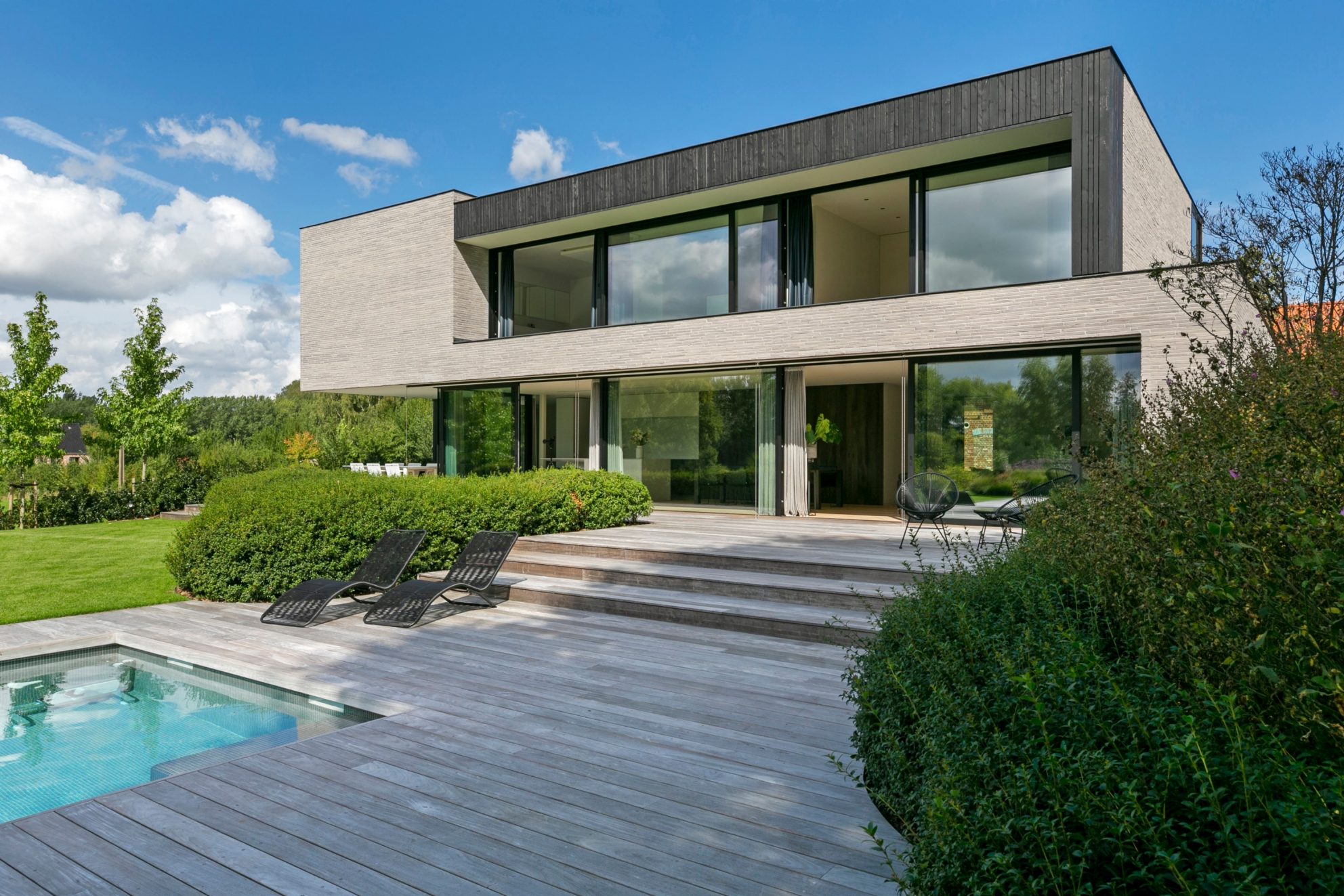 Nouvelle construction contemporaine à Erwetegem