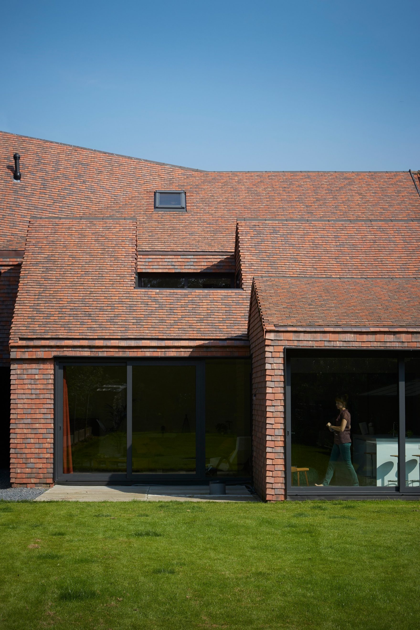 Maison avec revêtement en tuiles à Kortemark