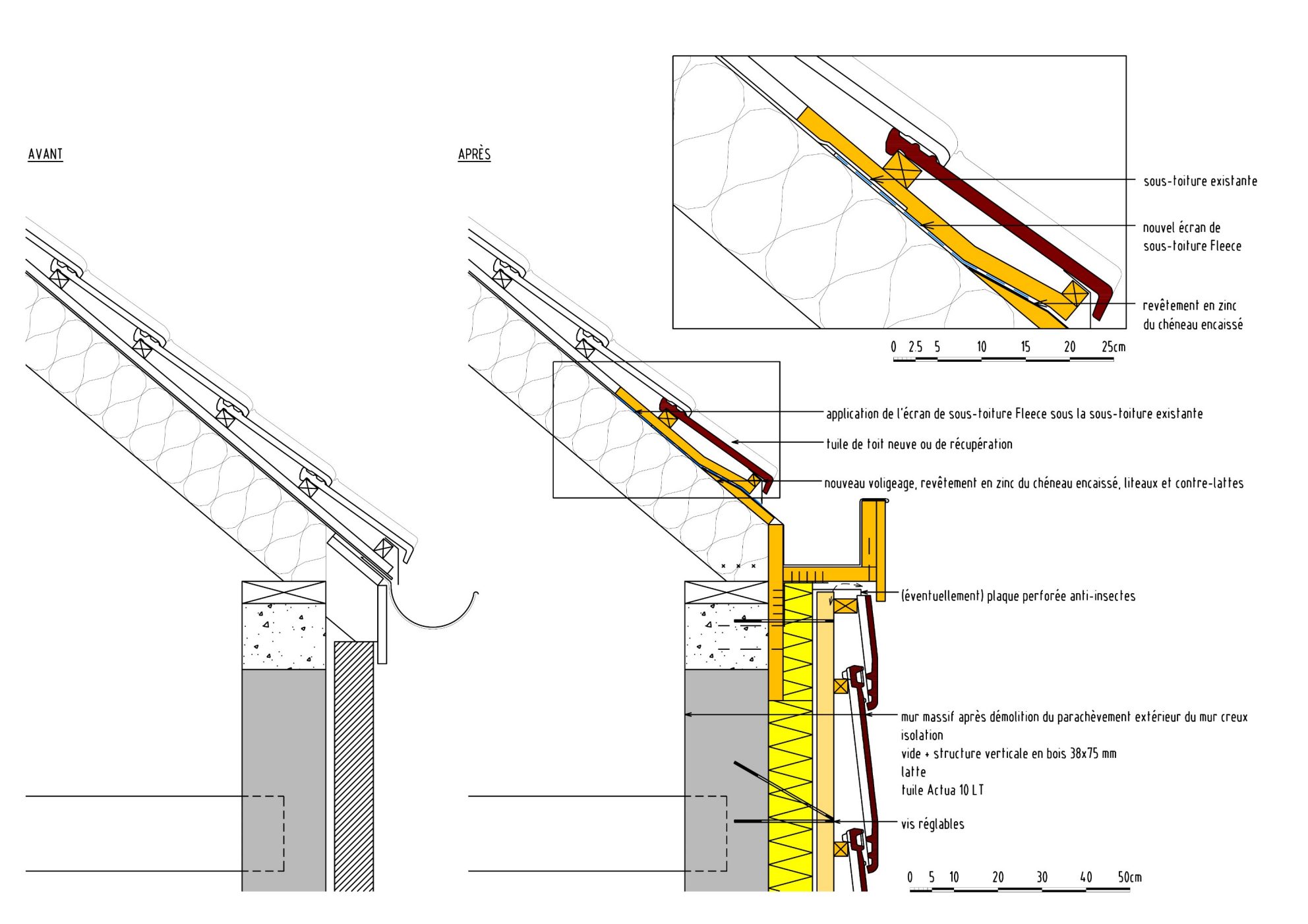 Détails techniques tuiles Wienerberger