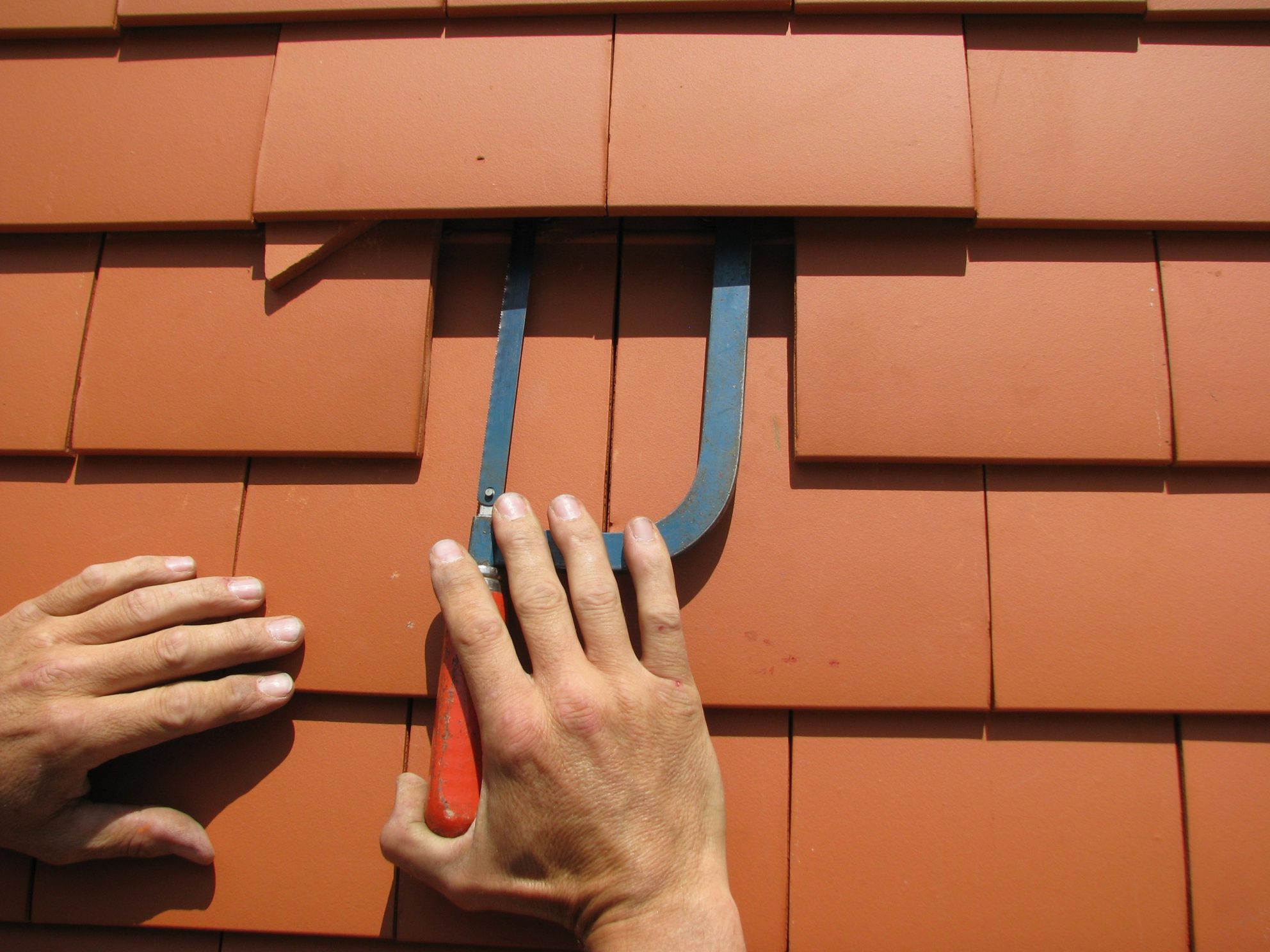 Installation tuiles