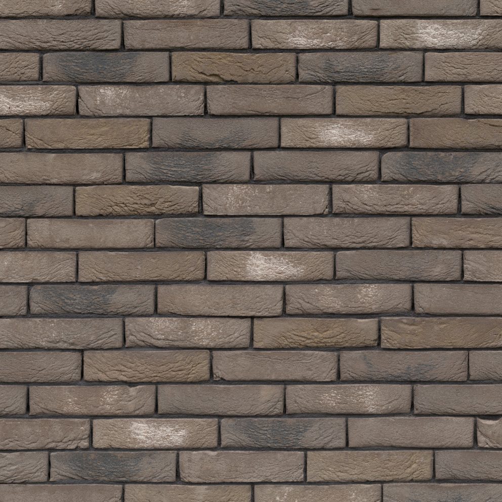 Grijze Terca keramische gevelsteen - Arces Moon Grijs generfd en fijn bezand