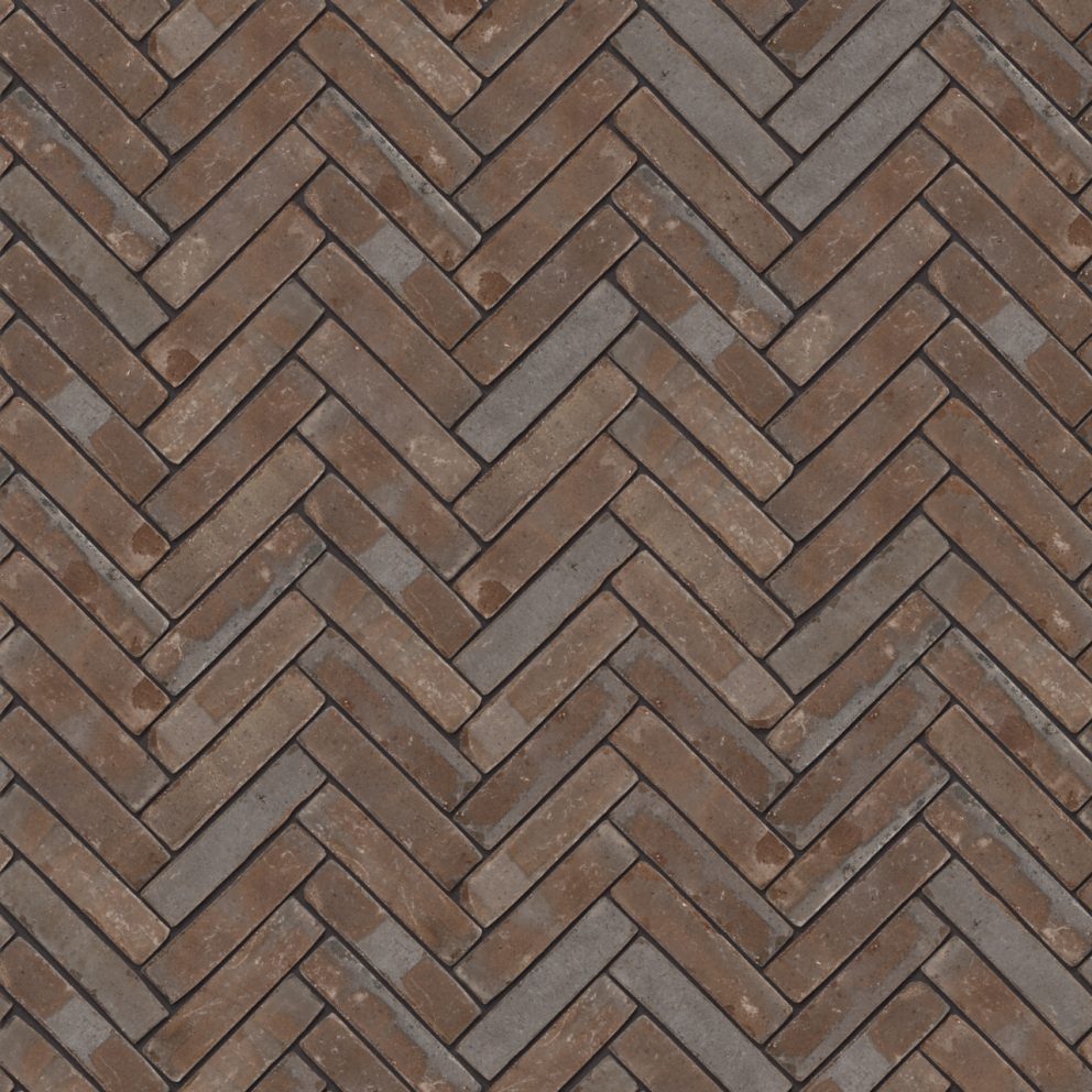 Bruine Wienerberger getrommelde keramische kleiklinkers - Authentica ...