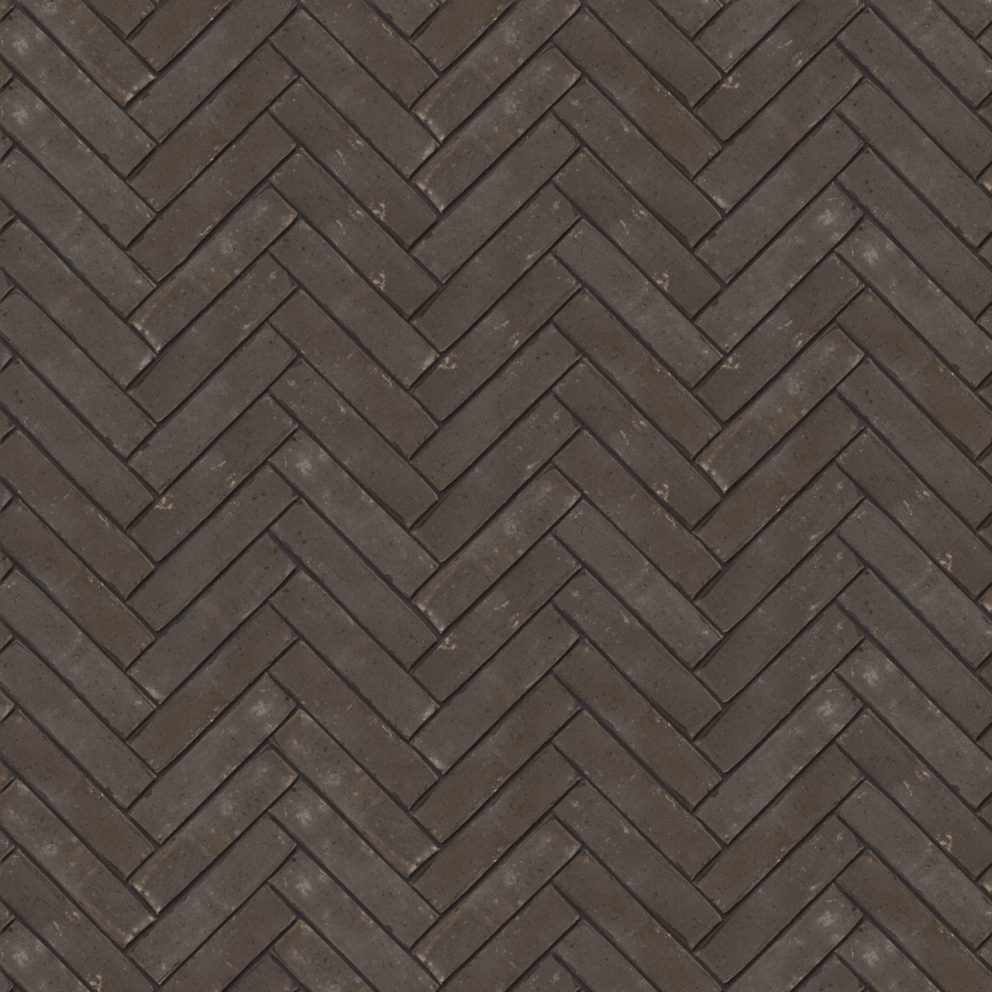 Bruin-zwarte Wienerberger ongetrommelde keramische kleiklinkers ...