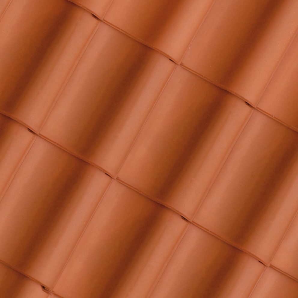 Rode Koramic holle dakpan - OVH Klassiek keramische dakpan Natuurrood