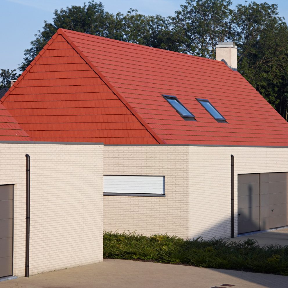 Rode Koramic vlakke dakpan - Vauban keramische dakpan Natuurrood