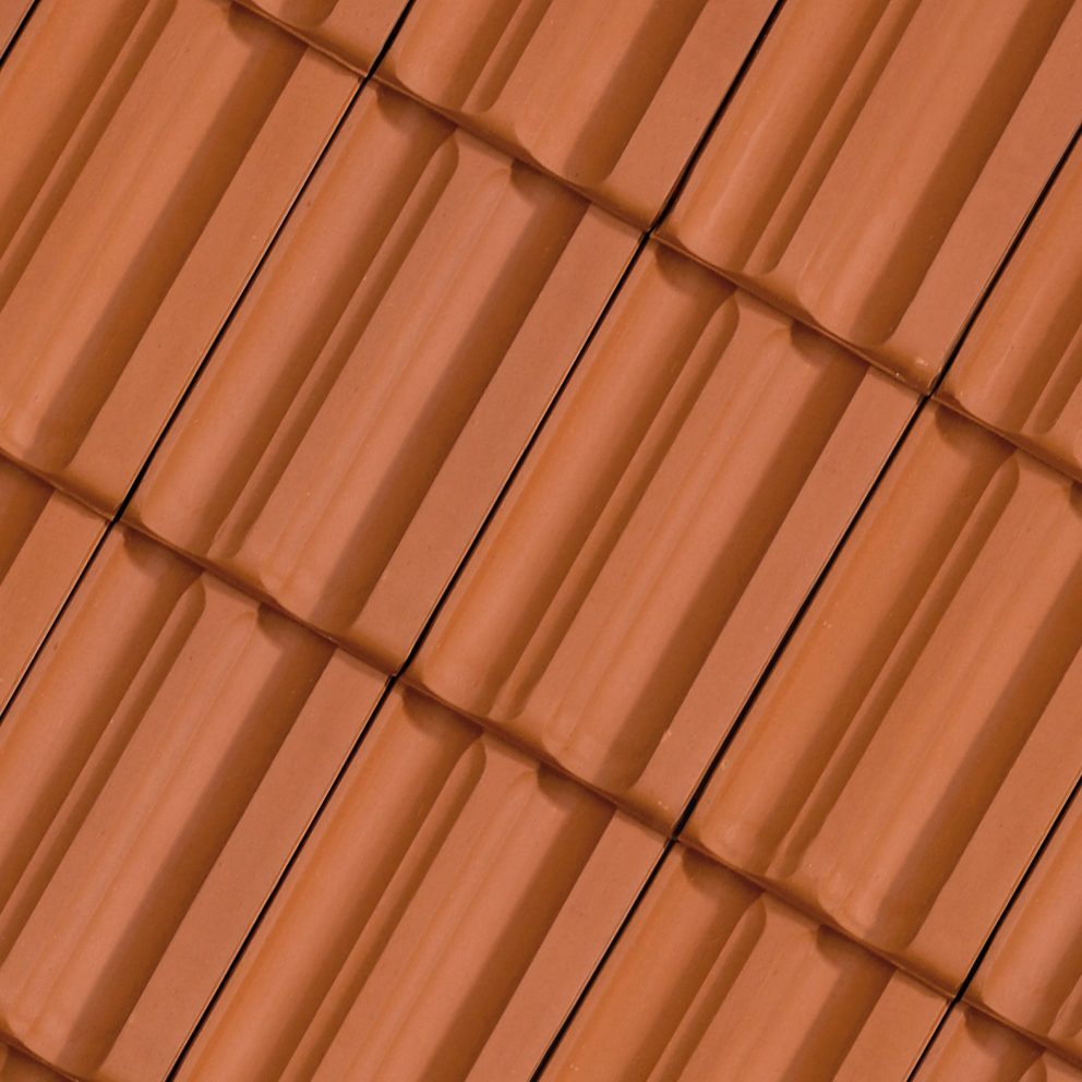 Rode Koramic vlakke dakpan - Standard keramische dakpan Natuurrood
