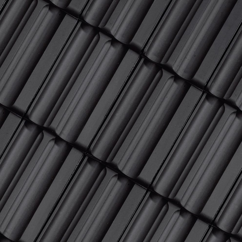 Antraciet matte Koramic vlakke dakpan - Standard keramische dakpan ...