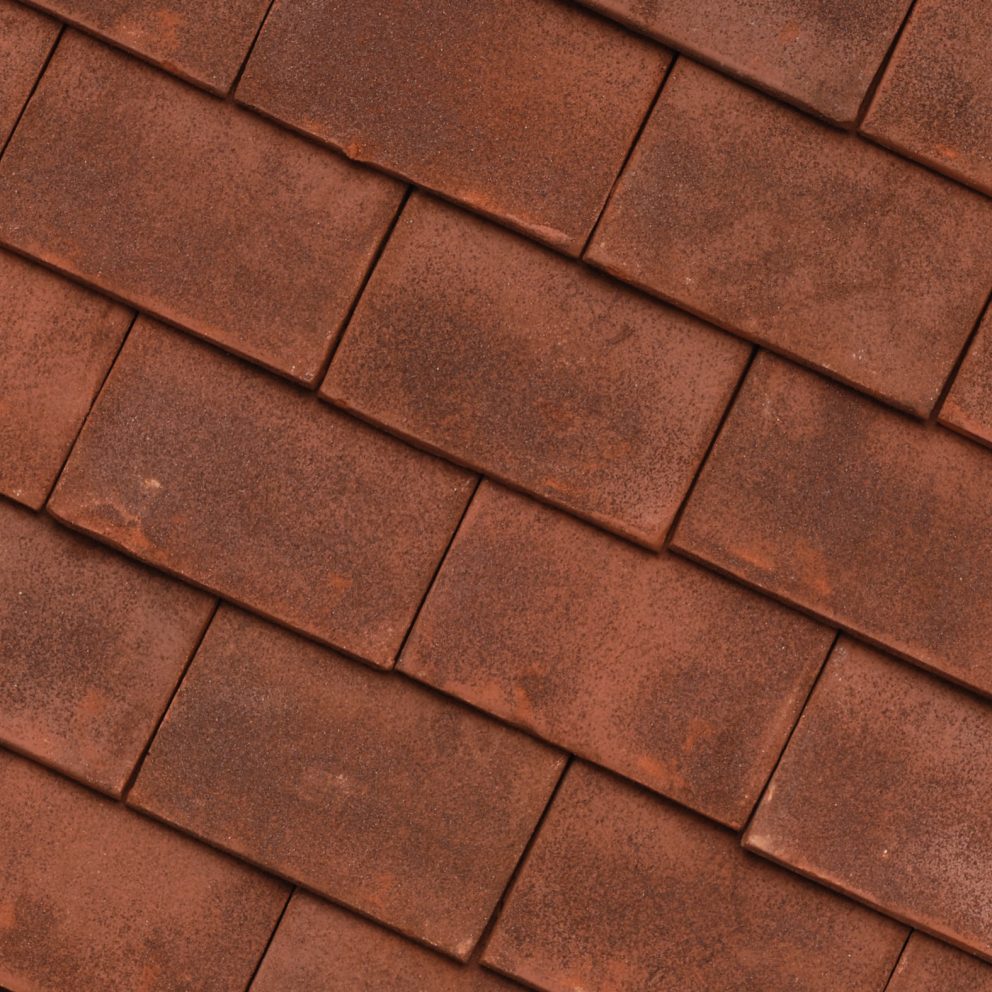 Donkere verweerde Koramic tegelpan - Keymer Shire keramische dakpan Priory