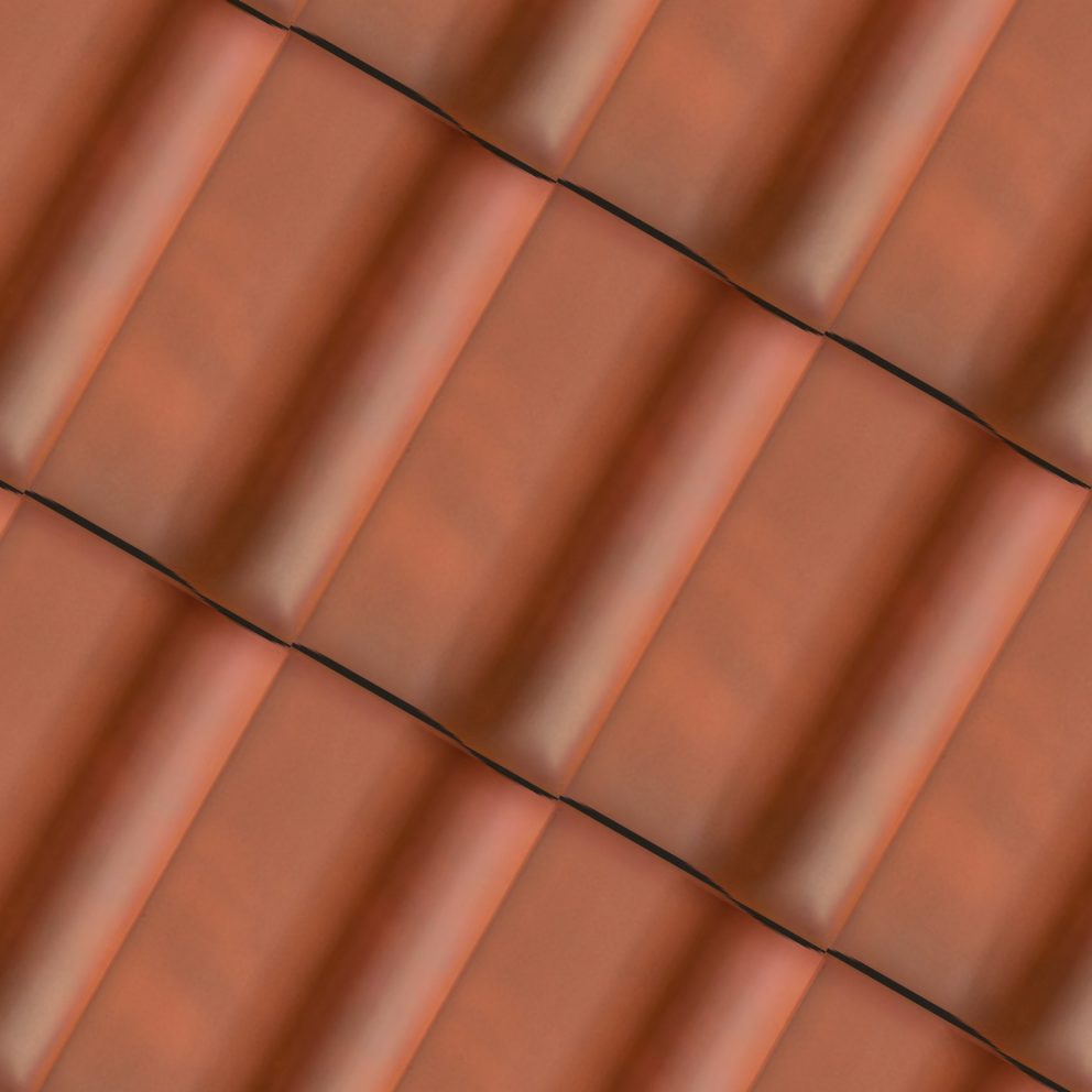 Rode gewolkte Koramic kleidakpan met zachte golving - Tradiva Gewolkt ...